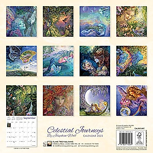 Celestial Journeys by Josephine Wall Wall Calendar 2023 (Art Calendar)