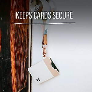 Thread Wallets Ultra Slim Card Holder Wallet - Slim Wallet for Women & Men - Minimalist Wallets for Women - Small Wallet for Women & Men - Modern Credit Card Organizer Mini Wallet (Off White)