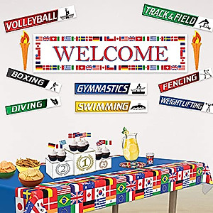 International Welcome Banners (asstd designs) Party Accessory (1 count) (2/Pkg)
