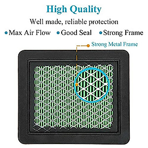 HOODELL GCV160 Air Filter Tune Up Kit for Honda GCV190 GC190 GC160 GX100 Engine HRC216 HRR216 HRR2169VKA HRX217 Lawn Mower, Replace GCV160 Spark Plug 17211-ZL8-023 Air Cleaner