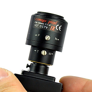 Vanxse CCTV 960H 1000TVL HD Mini Spy Security Camera 2.8-12mm Varifocal Lens Indoor Surveillance Camera