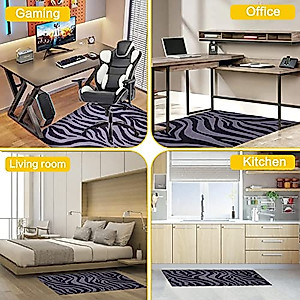 DELAM Office Chair Mat for Hardwood Floor & Tile Floor, Under Desk Chair Mats for Rolling Chair, Computer Chair Mat for Gaming, Large Anti-Slip Floor Protector Rug, Not for Carpet, 47"x35", Pattern