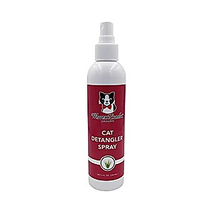 Warren London Cat Detangler Spray for Matted Hair | Leave in Conditioner Pet Detangling Spray That Demattes & Refreshes | Use with Cat Brush or Grooming Glove | Made in USA