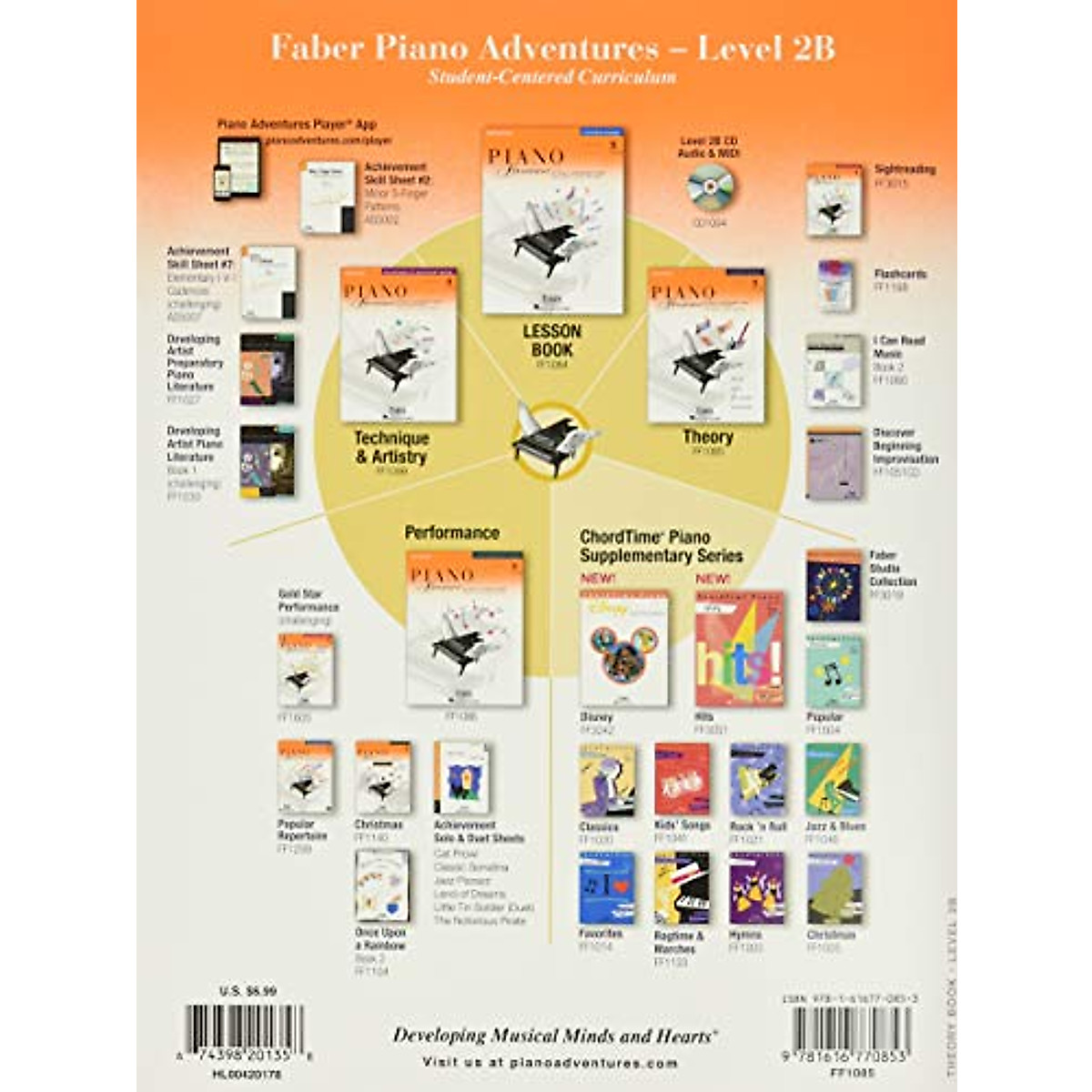 Piano Adventures - Theory Book - Level 2B