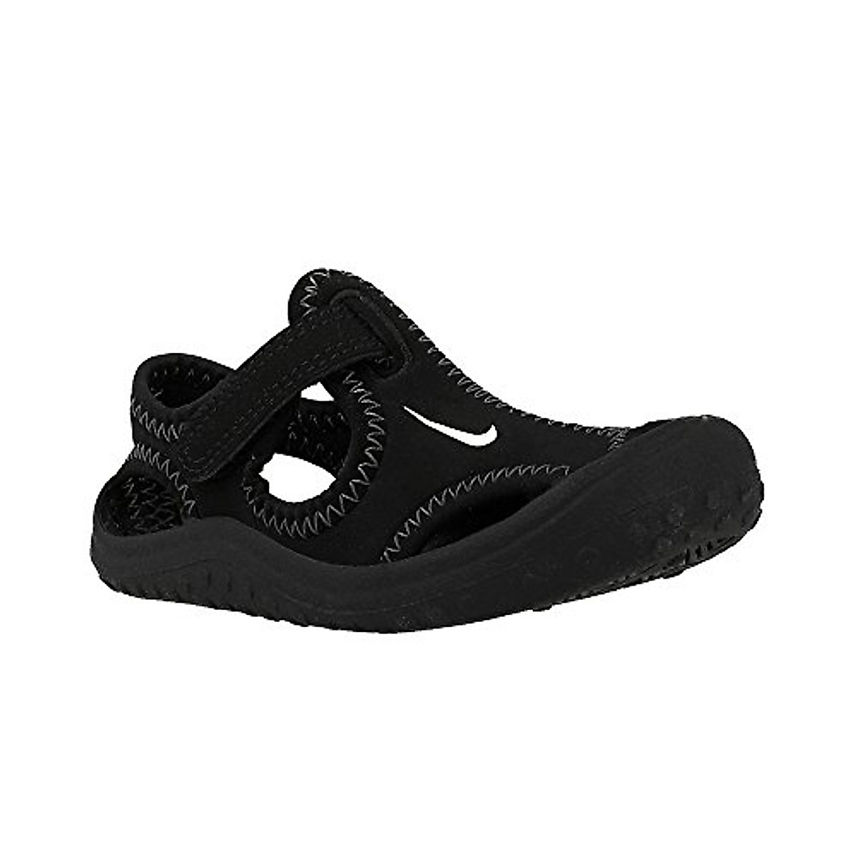 Nike Kids Sunray Protect Infant/Toddler Black/White Boy's Shoes