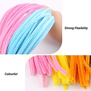 Pipe Cleaners- 400pcs Chenille Stems Pipe Cleaners Craft Supplies for DIY Art Craft Decorations Arts and Crafts for Kids, Crafts, Craft Supplies, Art Supplies (Green)