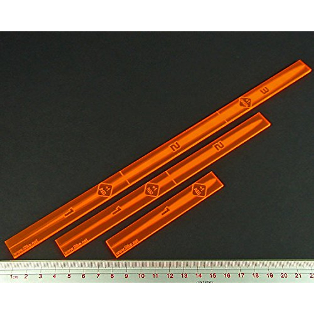 LITKO Space Fighter Multi-Range Fire Gauge Set | Compatible with Star Wars: X-Wing | Set of 3 (Fluorescent Green)