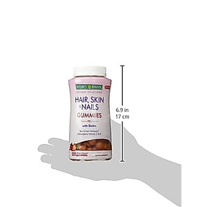 Nature's Bounty Optimal Solutions, Hair, Skin & Nails Gummies with Biotin