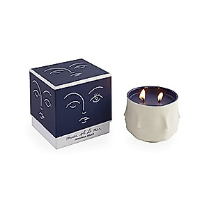 Jonathan Adler Muse Couleur Sel de Mer Candle, White/Blue