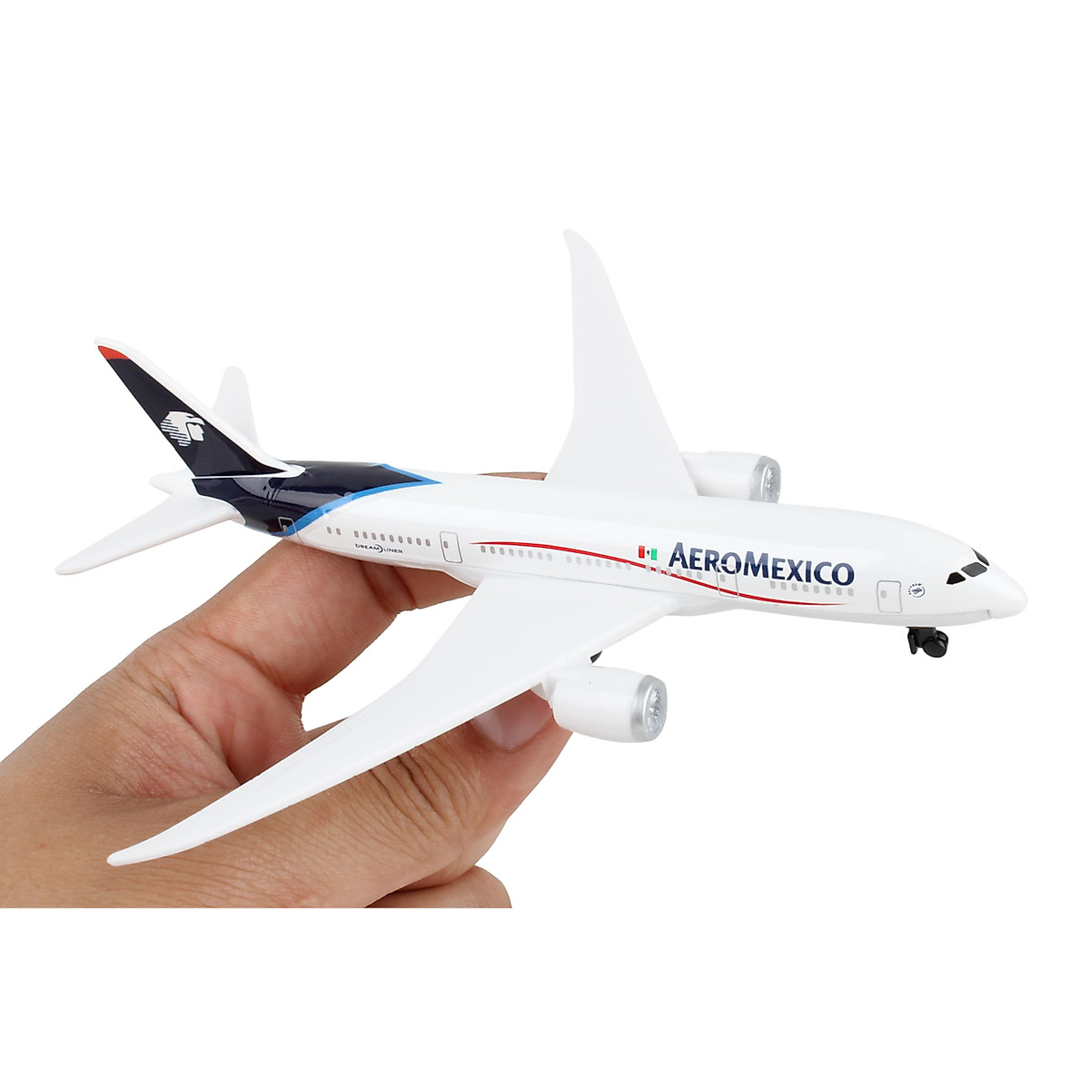 Daron Aeromexico Single Plane, White and Block