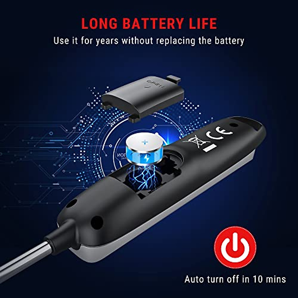 TempPro E16 Digital Meat Thermometer Instant Read Cooking Food Thermometer with Long Probe for BBQ Grill Smoker Oven Deep Fry Candy Kitchen Thermometer, Silver