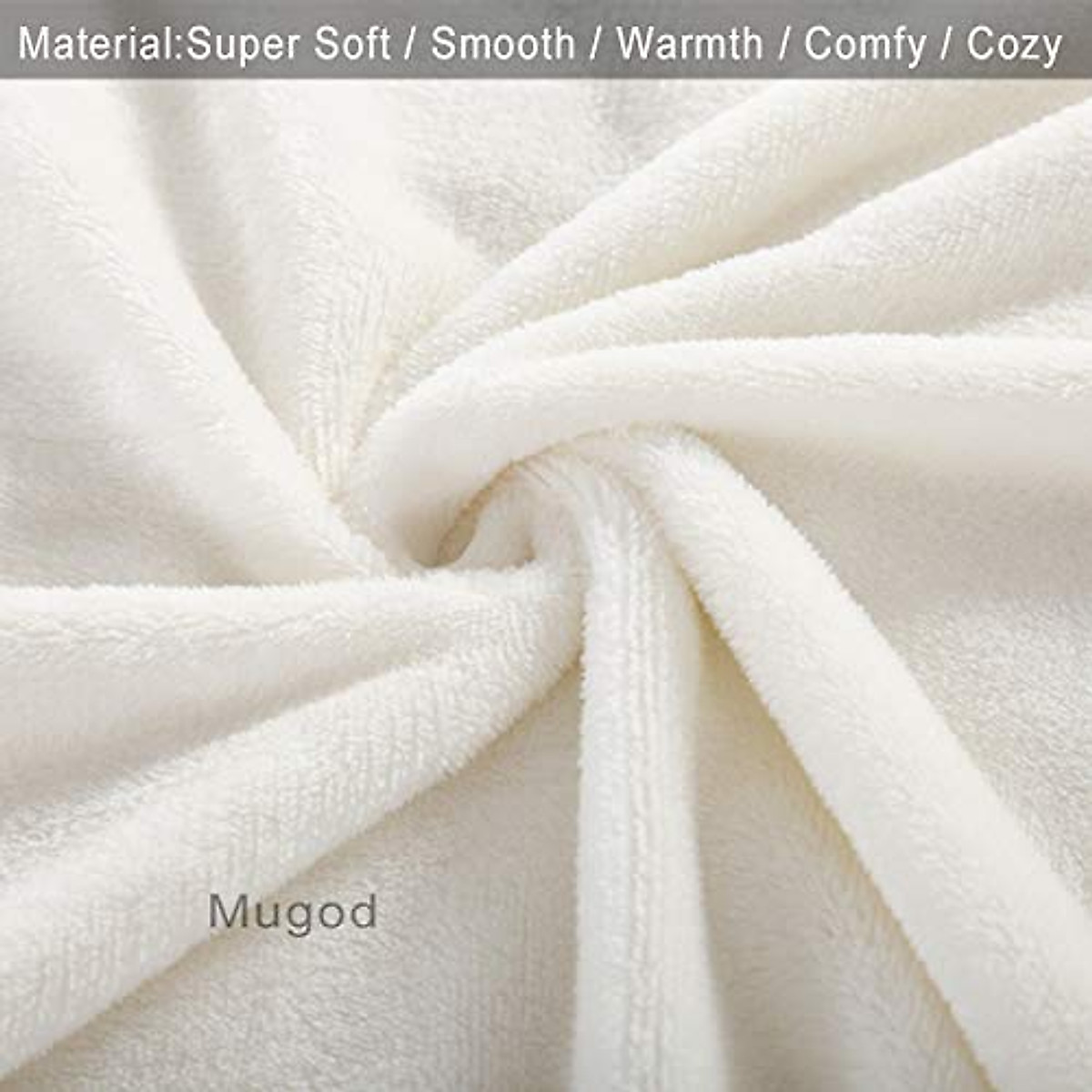 Mugod Drop Shapes Throw Blanket Mid-Century Modern Style Drop Shapes in Tones Decorative Soft Warm Cozy Flannel Plush Throws Blankets for Baby Toddler Dog Cat 30 X 40 Inch