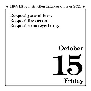 Life's Little Instruction 2021 Day-to-Day Calendar