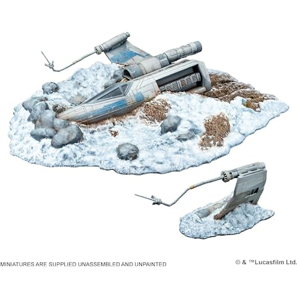 Atomic Mass Games Star Wars Legion Crashed X-Wing Terrain Expansion | Two Player Battle Game | Miniatures Game | Strategy Game for Adults and Teens | Ages 14+ | Average Playtime 3 Hours