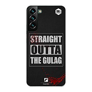 Phone Case Straight Outta The Gulag Warzone Design Silicone Transparent - Compatible iPhone and Samsung (Samsung Galaxy A04)