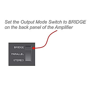 CablesOnline, 6 Inches Mono-Bridged Speaker/Amplifier 12AWG Adapter-Cable, Speakon 4-Pole Female to Male Connectors, (Pinout 1+/1+ and 2+/1-)