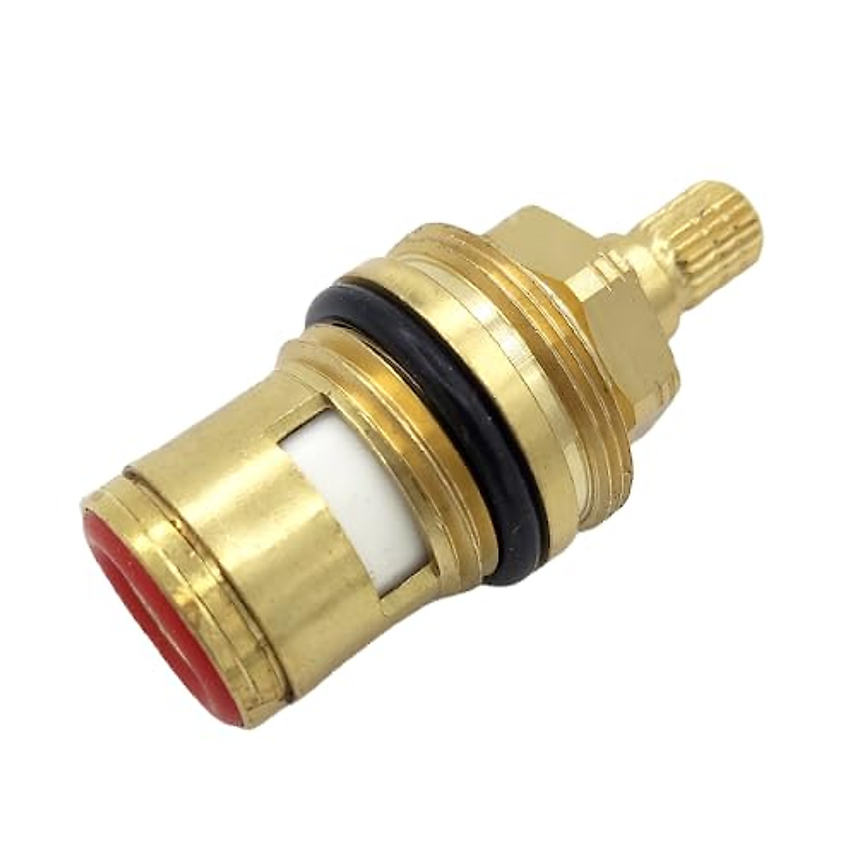 Ceramic Cartridge Assembly Compatible with T&S Brass Faucets, Temperature 40F-140F, Pressure 20PSI-125PSI, Hot Ceramic Cartridge faucet parts Replace 013787-45