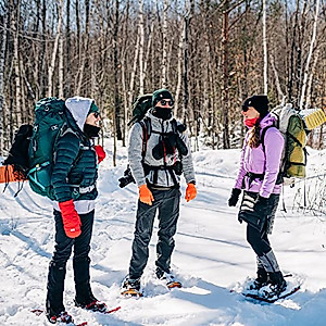 100% Merino Wool Ridge Cuff Beanie - Unisex Warm Winter Hat - Black