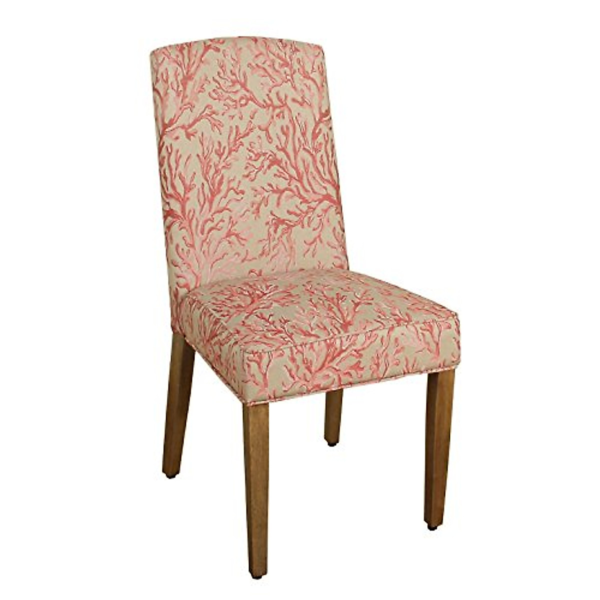 HomePop Parsons Classic Dining-Chairs, Single Pack, Coral