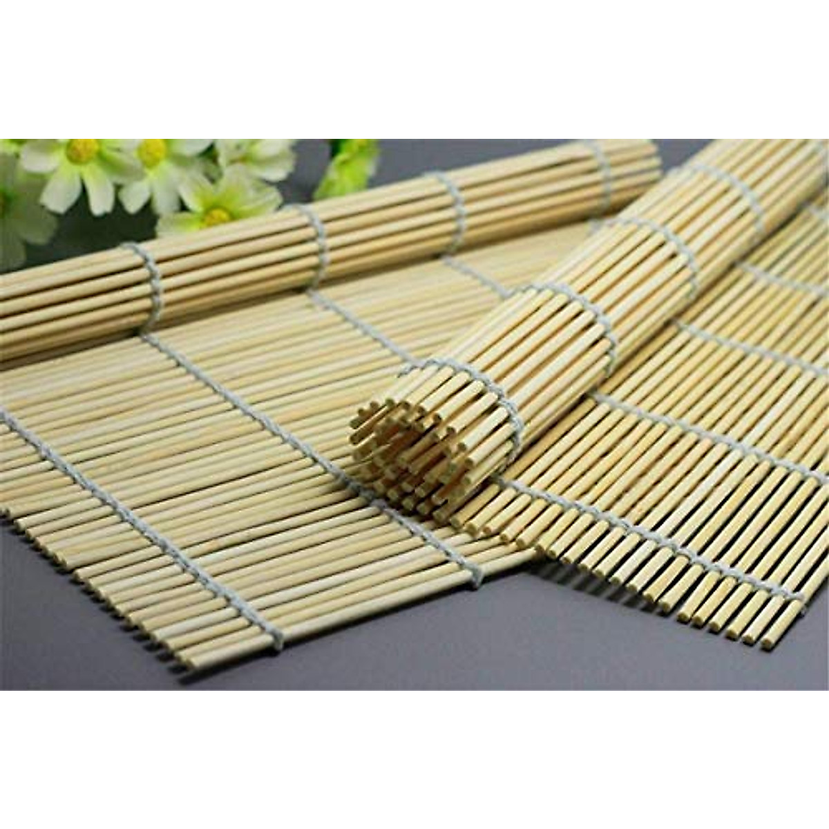JapanBargain 1574, Sushi Roller Bamboo Sushi Rolling Mat Sushi Maker, 10.5 inch, Set of 2