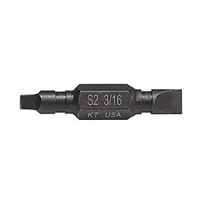 Klein Tools 32744 Replacement Bits SQ2/SL316 - 1/4 inch Hex, Pack of 3