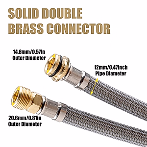 Pull-out Faucet Hose Replacement Compatible for Grohe 48293000 Flexible Shower