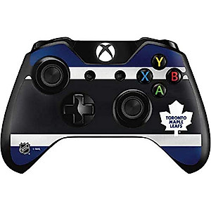 Skinit Decal Gaming Skin compatible with Xbox One Controller - Officially Licensed NHL Toronto Maple Leafs Jersey Design