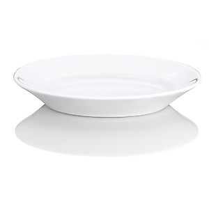 Pillivuyt 12-1/4-Inch by 8-1/4-Inch Deep Oval Porcelain Serving Platter