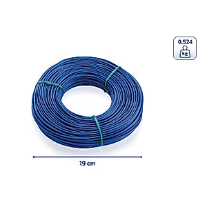 Leifheit Replacement Clothes line for Rotary Washing Line, Garden Laundry Line, 62 m - Blue