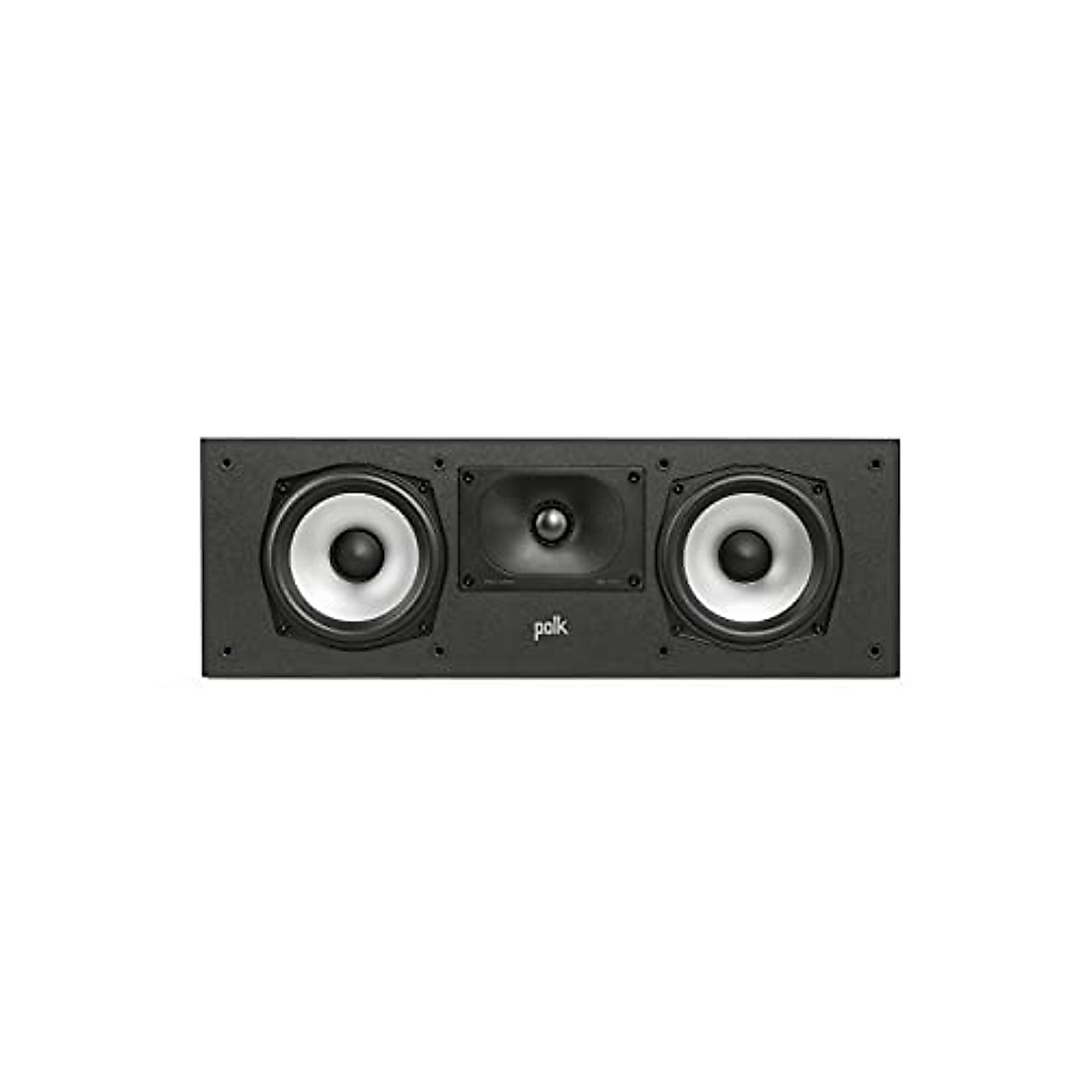 Polk Monitor XT30 Compact Center Channel Speaker - Hi-Res Audio Certified, Dolby Atmos & DTS:X Compatible, 1" Terylene Tweeter & Dual 5.25" Dynamically Balanced Woofer, Midnight Black
