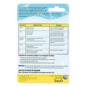 Tetra EasyStrips 6-In-1 aquarium Test Strips, Water Testing (19542)