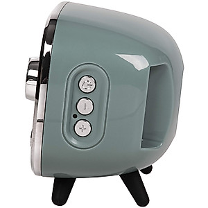 Crosley CR3039A-TN Rondo Retro Portable Rechargeable Bluetooth Speaker, Tourmaline