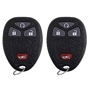 SaverRemotes Key Fob Compatible for 2007 2008 2009 2010 2011 2012 2013 Chevy Silverado 1500 2500 3500 Keyless Remote Replacement for OUC60270 OUC60221