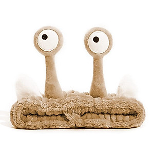 Hofar Face Wash Headband Hairband with Palm and Snail Coral Fleece Cartoon Cute Creative Hair Accessories