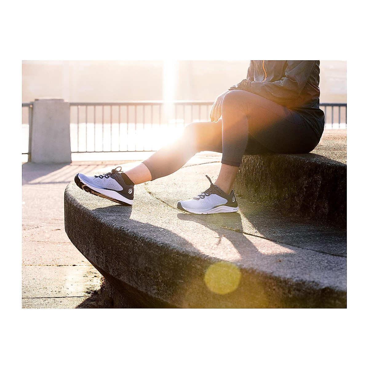 Topo Athletic Women's FLI-Lyte 4 Comfortable Cushioned Durable 3MM Drop Road Running Shoes, Athletic Shoes for Road Running, PowderBlue/White, Size 9