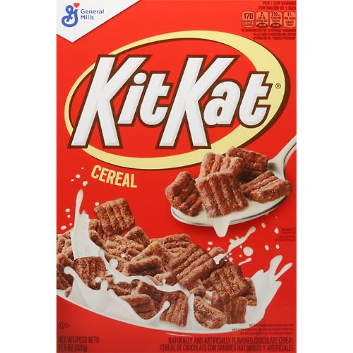 KIT KAT Chocolatey Cereal, Breakfast Cereal Made with Whole Grain, 11.5 oz