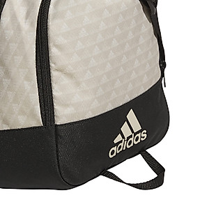 adidas Defender 4 Medium Duffel Bag, Stone Wash Team Royal Blue/Black/Silver Metallic, One Size