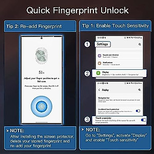 [2+2 Pack] Galaxy S23 Ultra Screen Protector, 2 Pack Tempered Glass Screen Protector +2 Pack Tempered Glass Camera Lens Protector,3D Curved,9H Tempered Glass, Ultrasonic Fingerprint Support, HD Clear Scratch Resistant for Samsung Galaxy S23 Ultra 5G Glass
