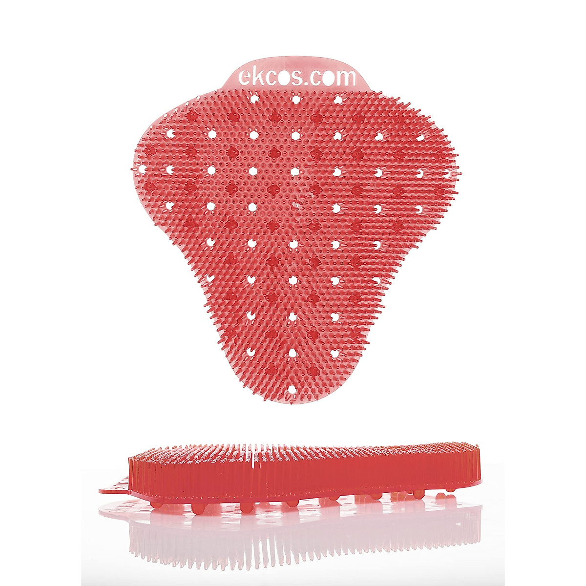 Diversey Ekcos Innovations EKS-10R-12 ekcoscreen 60 Day Premium Anti-Splash Urinal Screen, for Cleaner Restrooms with Melon Scent, Red (Pack of 12)