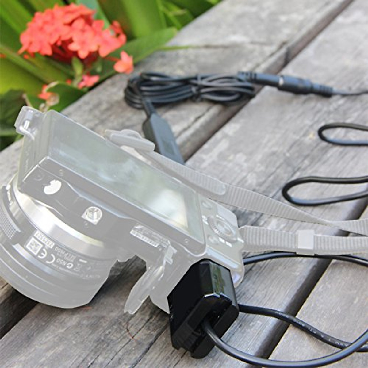 NP-FW50 Dummy Battery with DC Power Bank USB Adapter Cable Replacement for AC-PW20 Compatible with Sony NEX-3/5/6/7 Series A33 A37 A35 A55 a7 a7R a7II A6000 A6300