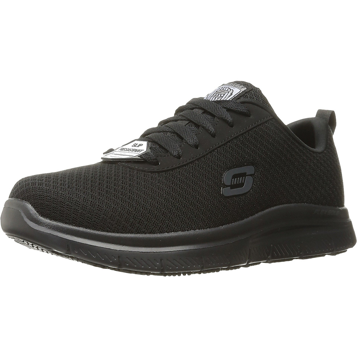 Skechers Men's Flex Advantage Bendon Work Shoe, Black, 10.5