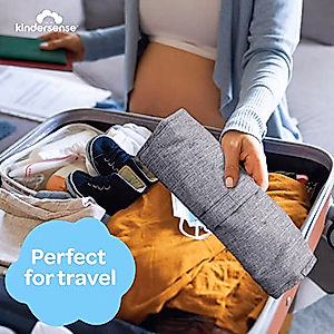 KinderSense® Harness Seat - Fabric Baby Portable High Chair for Travel - Travel High Chair Seat Sack - Portable Baby Seat with Safety Harness – Parent Pouch Must Haves Baby Travel Essential