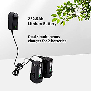 1' Electric Pruning Shears w/ 2 * 2.5Ah Batteries, Cordless Pruner with LED Screen, Battery Operated Pruning Shears for Garden, Yard and Orchard