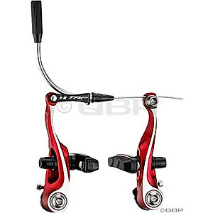 TRP CX8.4 Mini Front and Rear V-Brake Set, Red