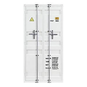 Acme Cargo Wardrobe (Double Door) in White