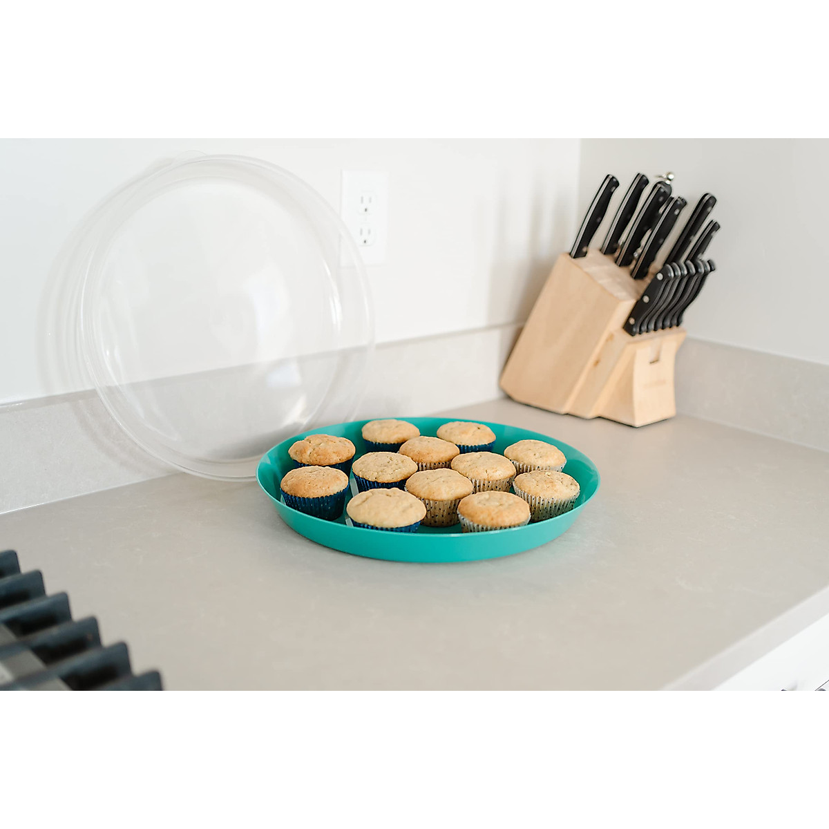 14 inch Round Pizza Keeper (Green)