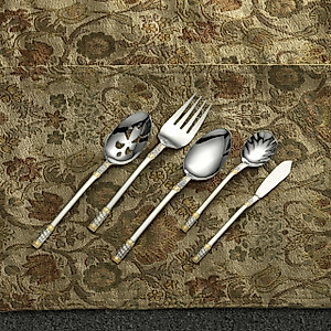 Wallace Corsica Gold-Accent 65-Piece Flatware Set