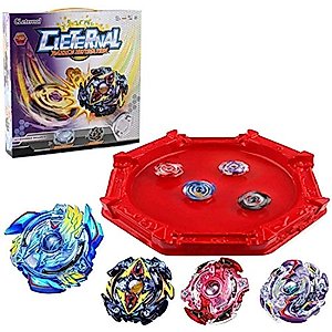 Bey Burst Battle Blade Metal Fusion Evolution Attack Set with and Star Storm Battle Set and Arena Included…