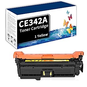 for HP CE340A-343A Toner Cartridge Compatible for Laserjet Enterprise 700 Color M775dn/M775f/M775z/M775z+ Printer 1 Yellow