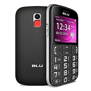 BLU JOY - 2.4", Factory Unlocked Phone - Black